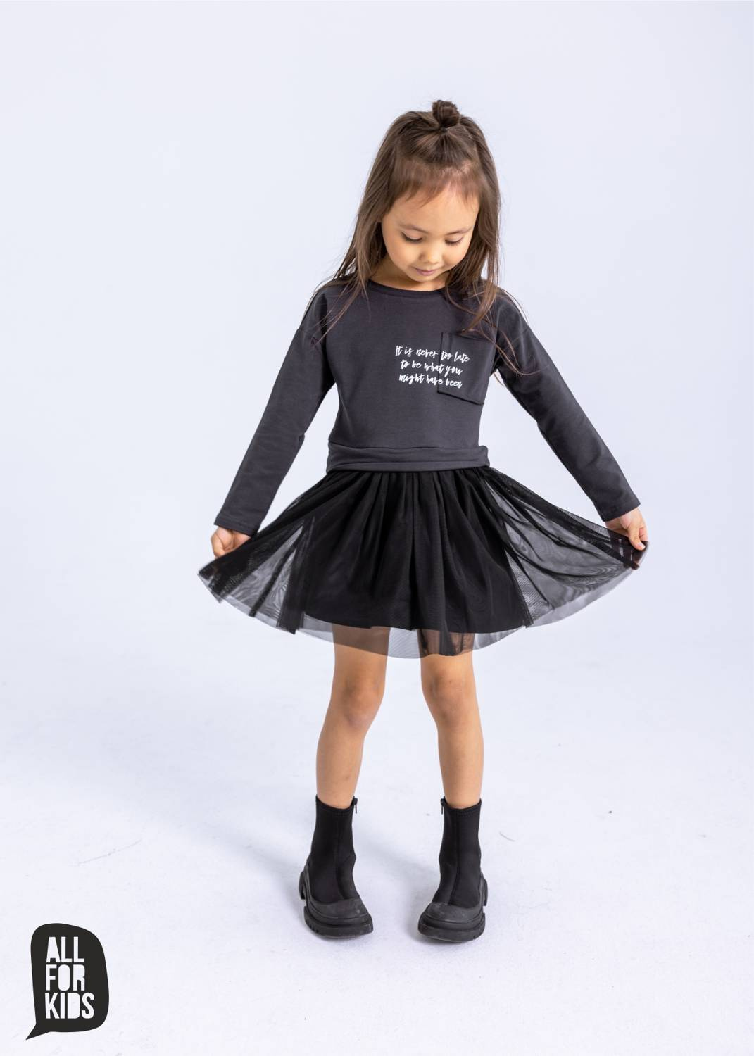 All For Kids Dress Positive Pink | GIRL \ DRESSES \ EVERYDAY \ LONG ...