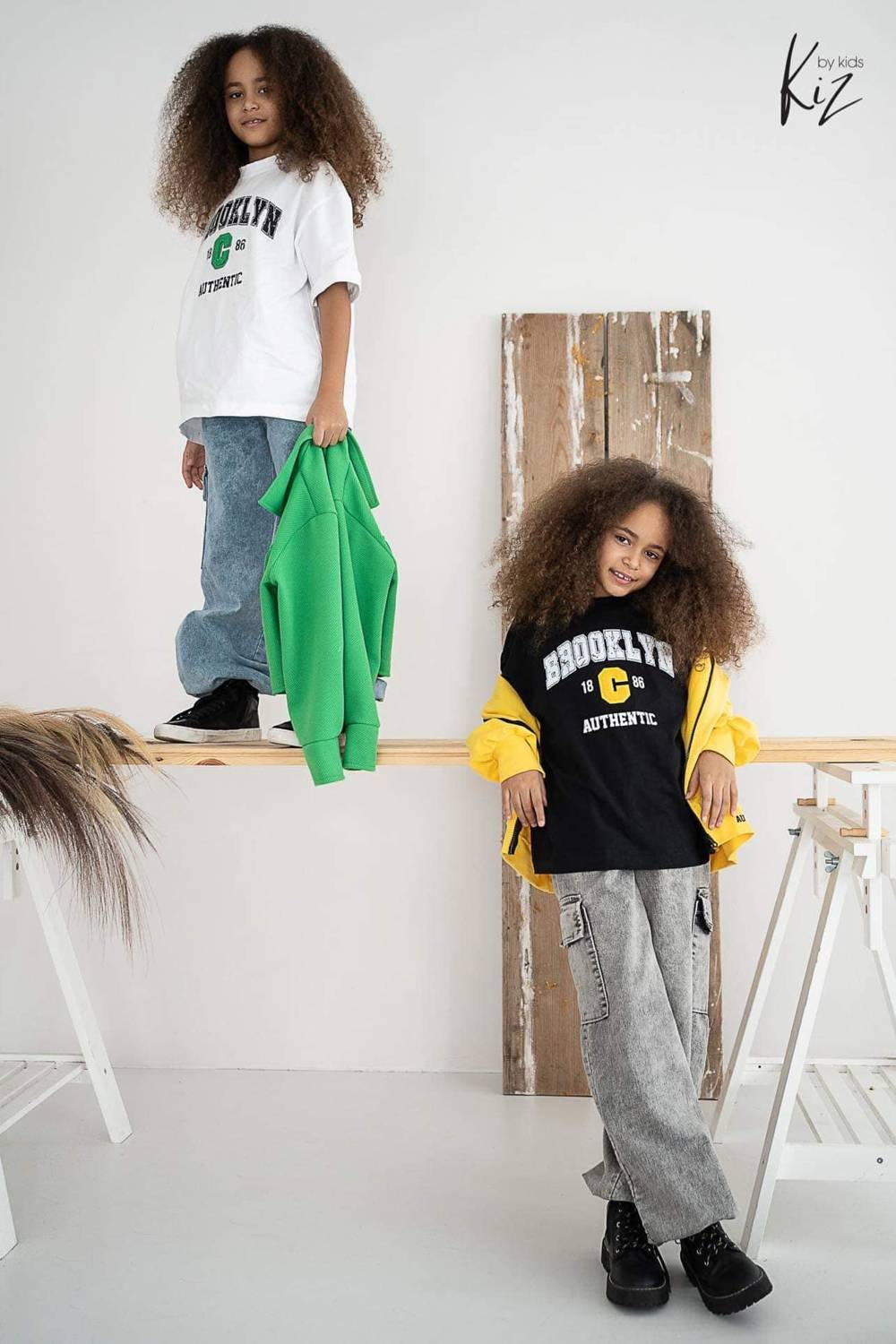 Kizz T-shirt Oversize Brooklyn - sklep e-lily.pl